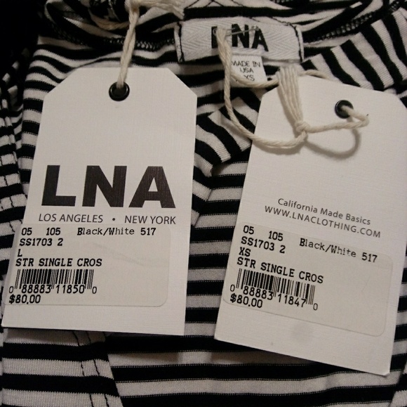 LNA | Tops | Lna Black And White Tank | Poshmark